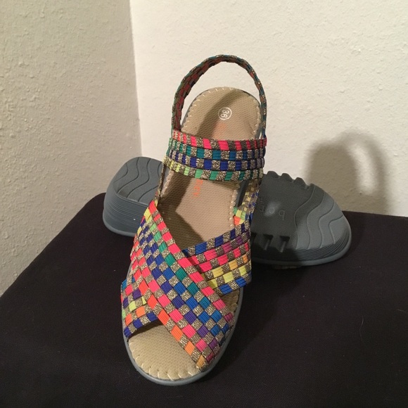 bernie mev. | Shoes | Bernie Mev Rainbow Sandals | Poshmark